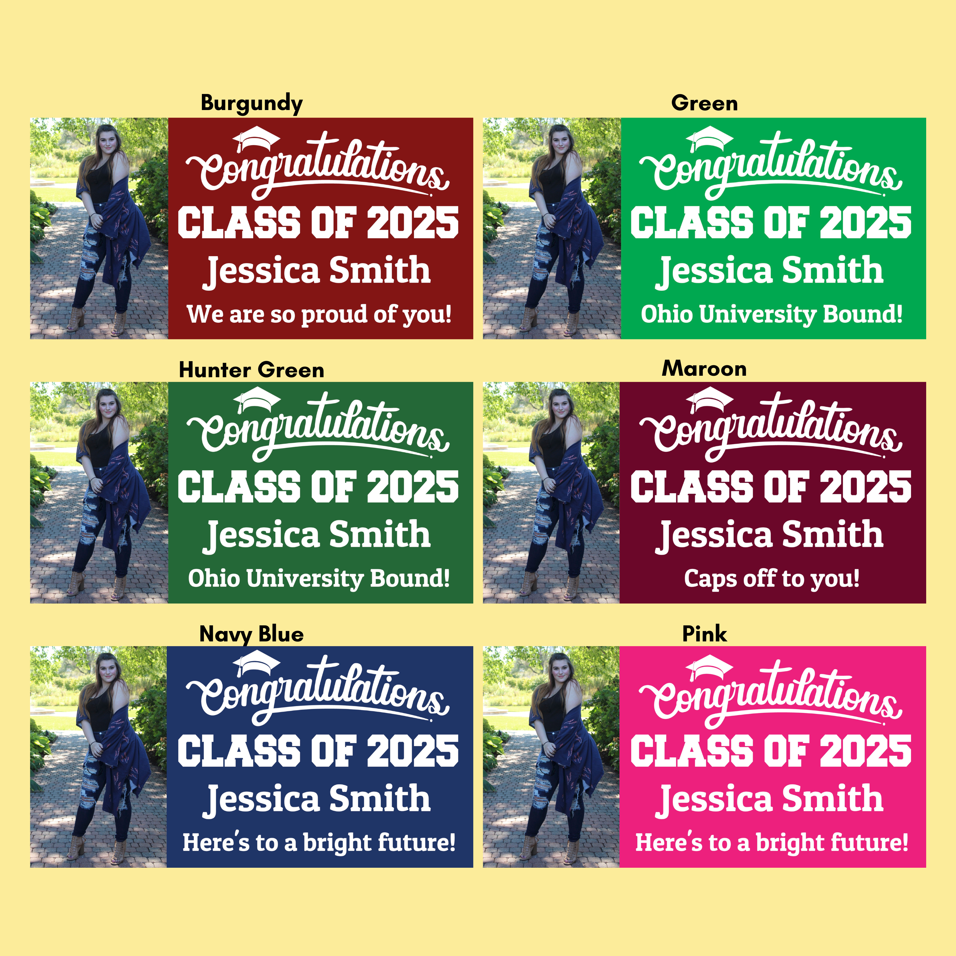Graduation Banner - Design One | Designs By Sydney