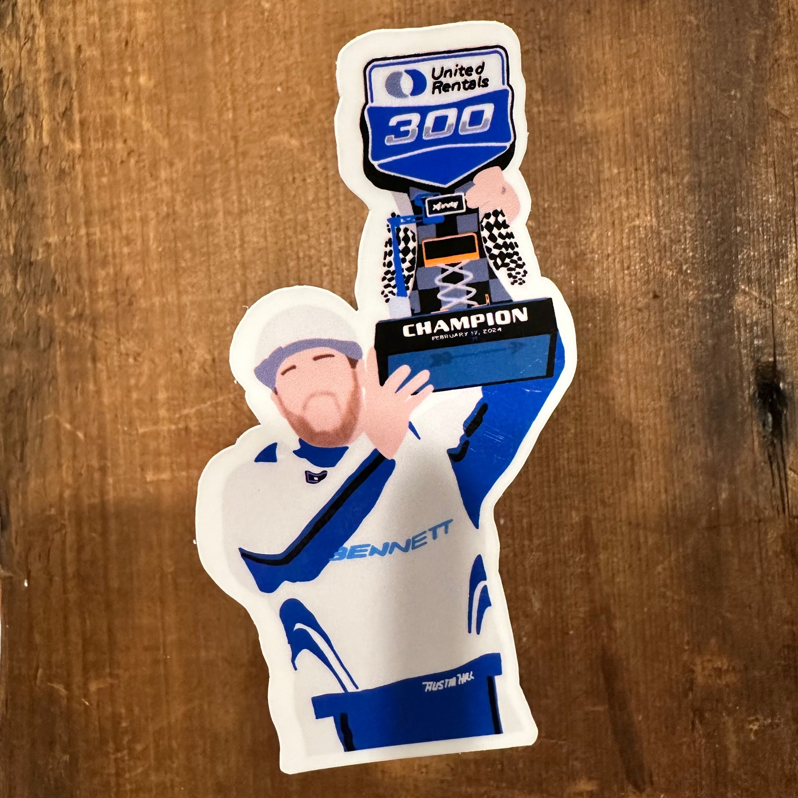 2024 Xfinity Daytona Winner Austin Hill Minimalist | Designs By Sydney